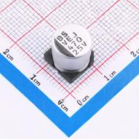 China SMD Aluminum Electrolytic Capacitor Lelon VEJ471M1ETT-1010 V Chip 470 Microfarad 25 Volt Automotive for sale