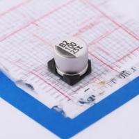 China SMD Aluminum Electrolytic Capacitors Lelon VZT101M1ETR-0606 Series Suitable for High Density PC Boards for sale