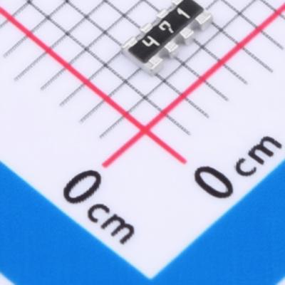 China Electronic Circuit Components Thick Film Chip Array Resistors Pb Free Halogen Free LIZ CA034AJA0471G for sale