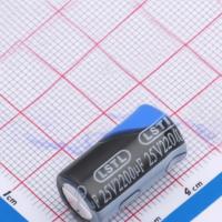 China Polar Aluminum Electrolytic Capacitor LSTL R0288H1E222W020M00 with 3000 Hours Load Life at 105 Celsius for sale