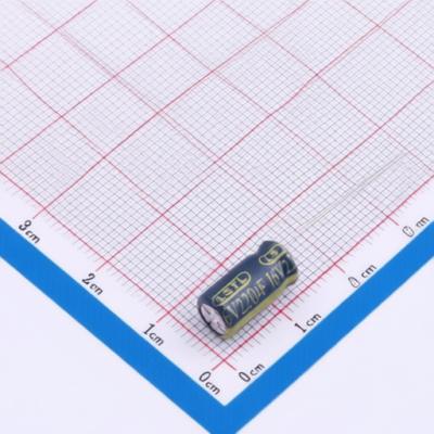 China Aluminum Electrolytic Capacitor LSTL R00LRJ1C221A011M00 LRJ Series 16 Volt 220uF Long Life Capacitor for sale