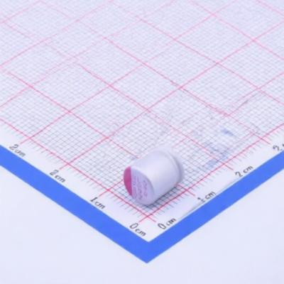 China Conductive polymer aluminum capacitor Man Yue Tech ULG107M1VF08RR low ESR high ripple current design for sale