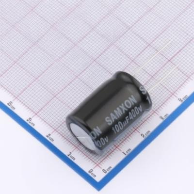China SAMXON Aluminum Electrolytic Capacitors Man Yue Tech EKM107M2GL25RRS1P for miniature and large can types for sale