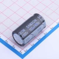 China aluminum capacitor Man Yue Tech ERD157M2GL3ARR with tinned CP wire lead and electrolyte paper separator for sale