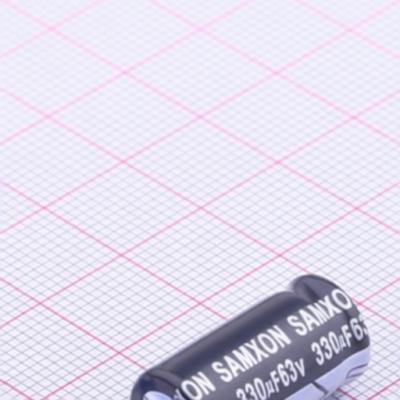 China High Ripple Current Miniature Aluminum Electrolytic Capacitors Man Yue Tech EGT337M1JG20RR for Industrial for sale