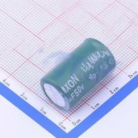 China Compact Aluminum Electrolytic Capacitors Man Yue Tech EGF108M1HK25RR Suitable for High Density Assembly for sale