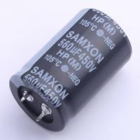 China polar aluminum electrolytic capacitor Man Yue Tech EHP567M2WP45SZ with aluminum case and PET sleeve for sale