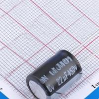 China Polar aluminum electrolytic capacitor Man Yue Tech ERT226M2WI16RR designed for in electronic devices for sale