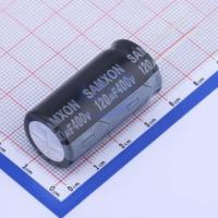 China polar aluminum electrolytic capacitor Man Yue Tech ERT127M2GL35RR designed for electronic device applications for sale