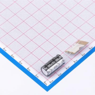 China Electrolytic Capacitor Man Yue Tech EGT108M1EG20TCS0P-R Polar Aluminum Type with Tinned CP Wire Lead for sale