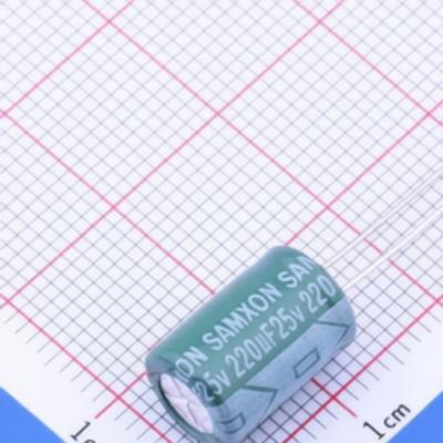 China Miniature aluminum electrolytic capacitor Man Yue Tech EGF227M1EF12RR designed for extended load life for sale