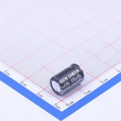 China performance aluminum electrolytic capacitors Man Yue Tech ESK477M1EF12RR for industrial applications for sale