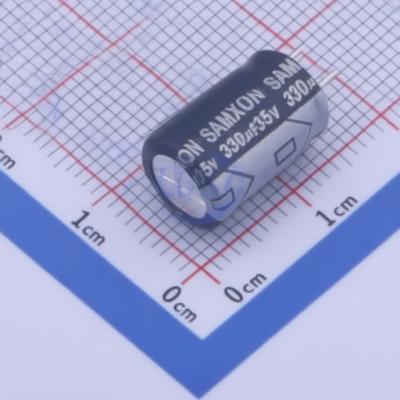 China aluminum electrolytic capacitor Man Yue Tech ESK337M1VF12CB designed for miniature and large can types for sale