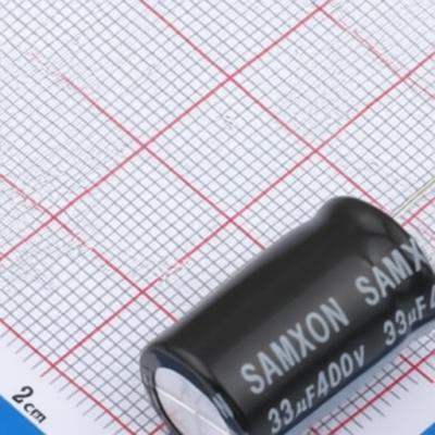 China Aluminum electrolytic capacitor Man Yue Tech ERT336M2GJ20RR designed for performance in temperature range for sale