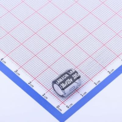 China Miniature Aluminum Electrolytic Capacitors Man Yue Tech EGT337M1EG1BRR with Extended Life and High Ripple Current for sale