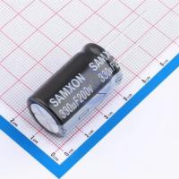 China Aluminum Electrolytic Capacitors Man Yue Tech EKM337M2DL30RR for Electronic and Industrial Equipment for sale