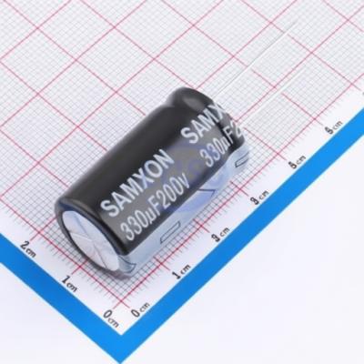China Aluminum Electrolytic Capacitors Man Yue Tech EKM337M2DL30RR for Electronic and Industrial Equipment for sale