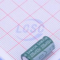 China Low Impedance Miniature Aluminum Electrolytic Capacitors Man Yue Tech EGF227M1JG20RR Rated Up To 105C for sale
