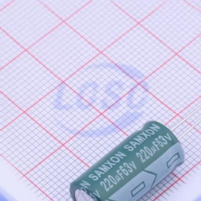 China Low Impedance Miniature Aluminum Electrolytic Capacitors Man Yue Tech EGF227M1JG20RR Rated Up To 105C for sale