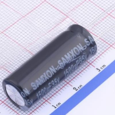 China aluminum electrolytic capacitor Man Yue Tech ESH158M1VI30RRS0P-R suitable for power supplies audio and communication devices for sale