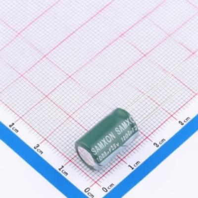 China aluminum electrolytic capacitor Man Yue Tech EGF108M1EG16RR suitable for electronic equipment applications for sale