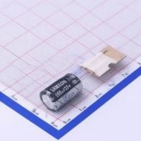 China aluminum electrolytic capacitor Man Yue Tech ESK687M1EG16TC for in audio and high reliability systems for sale