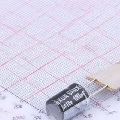 China aluminum electrolytic capacitor Man Yue Tech EGT108M1AG1BTC40P-R for communication and audio systems for sale