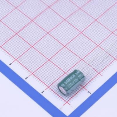 China High Ripple Current Miniature Aluminum Electrolytic Capacitors Man Yue Tech EGF227M1AE11RR Designed for Industrial for sale