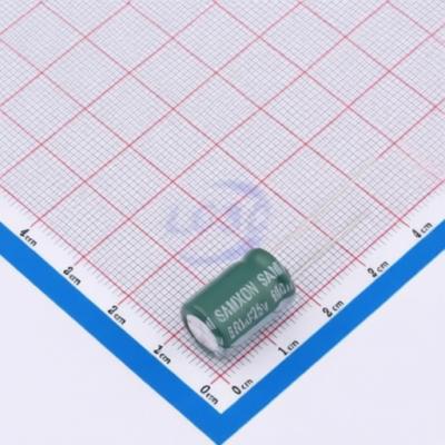 China Single Ended Aluminum Electrolytic Capacitor Man Yue Tech EGF687M1EG15RR Polar Foil Type for Electronic for sale