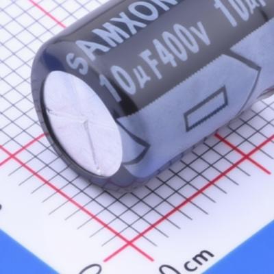 China Electrolytic capacitor Man Yue Tech ERH106M2GG1BCB with tinned CP wire leads and aluminum wire terminals for sale