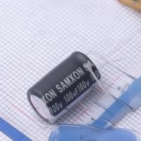 China Compact and Man Yue Tech ESK107M2AG16RR aluminum electrolytic capacitor for electronic manufacturing for sale