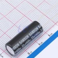 China Durable aluminum case capacitor Man Yue Tech ERT336M2GG25RR designed for general electronic equipment for sale