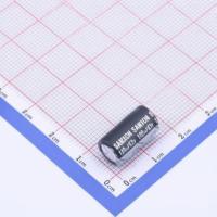 China aluminum electrolytic capacitor Man Yue Tech ESK107M1JF16RRSNQ-R for audio applications communication and power supplies for sale