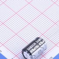 China Miniature Aluminum Electrolytic Capacitors Featuring Man Yue Tech ESK477M1CF12RR for Electronic Circuits Applications for sale