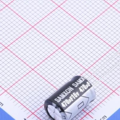 China Miniature Aluminum Electrolytic Capacitors Featuring Man Yue Tech ESK477M1CF12RR for Electronic Circuits Applications for sale