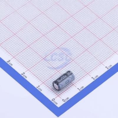 China Durable Aluminum Electrolytic Capacitors Man Yue Tech EKM106M1HD11RR for Electronic and Automotive for sale
