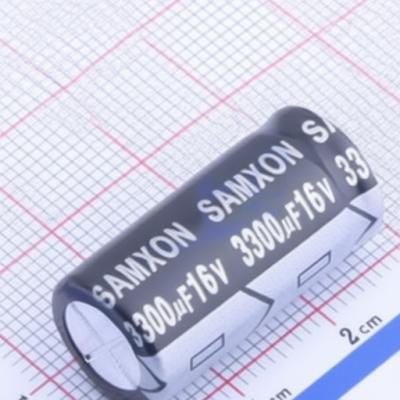 China High Ripple Current Miniature Aluminum Electrolytic Capacitors Man Yue Tech EGT338M1CI25RR for Industrial for sale