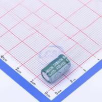 China Miniature Aluminum Electrolytic Capacitors Man Yue Tech EGF477M1EF14RR with High Ripple Current and Low Impedance Performance for sale