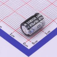 China Polar Aluminum Electrolytic Capacitor Man Yue Tech ESK477M1CF12CB Aluminum Case Single Ended Model for sale