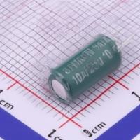 China Electrolytic Capacitor Man Yue Tech EGF106M1ED11CB Aluminum Case Construction for Electronic Devices for sale