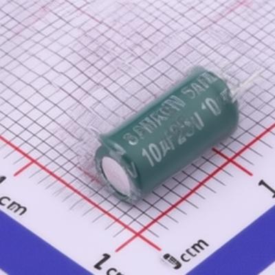 China Electrolytic Capacitor Man Yue Tech EGF106M1ED11CB Aluminum Case Construction for Electronic Devices for sale