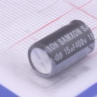 China Long life Man Yue Tech EKM156M2GG16CB aluminum capacitor for switching power supplies and audio devices for sale