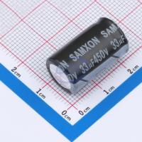 China aluminum electrolytic capacitor Man Yue Tech EKM336M2WI20CB suitable for electronic equipment applications for sale