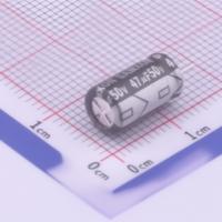 China aluminum electrolytic capacitor Man Yue Tech ESK476M1HE11CB for industrial and consumer electronic devices for sale
