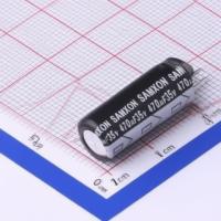 China aluminum electrolytic capacitors Man Yue Tech ESK477M1VF20CB for electronic industrial applications for sale