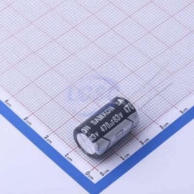 China Durable Man Yue Tech ESK477M1JI20RRSRP-R electrolytic capacitor with foil type and PET sleeve design for sale