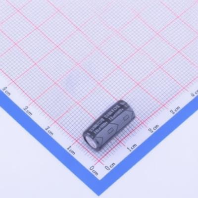 China SAMXON Aluminum Electrolytic Capacitors Man Yue Tech ERT106M2GF16RR designed for demanding electronic for sale
