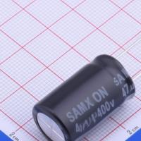 China Durable Man Yue Tech ERT476M2GK25RR Aluminum Electrolytic Capacitors Designed for Extended Load Life for sale