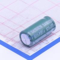China Aluminum electrolytic capacitor Man Yue Tech EGF827M1VG20CC engineered for miniature and large can electronic circuit for sale