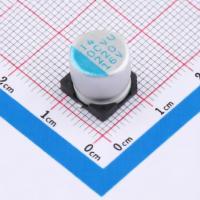 China Organic Conductive Polymer Capacitors Lelon OVU221M1CTR-1010 Ultra Low ESR Solid SMD Type Capacitors for sale